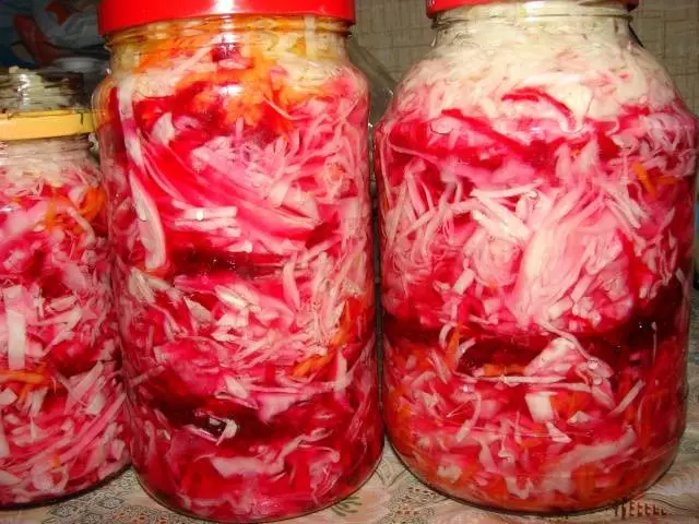 How to pickle koal mei beets: in direkte resept 10129_5