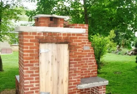 Do-it-yourself hot-smoked brick smokehouse: how to make, photos, videos, drawings 113_16