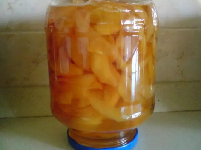 Amber jam mai peaches ma fasi: fua faigofie mo le taumalulu 11664_5