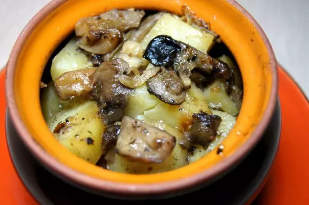 Funghi di pioppo tremulo fritti: con patate e cipolle, in padella e in pentola a cottura lenta, ricette 13197_7