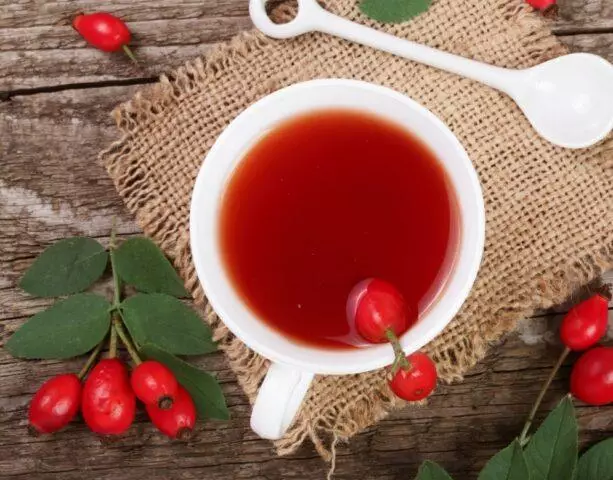 Rosehip: diuretic kapa che, thepa ea litholoana, decoction, infusion, tee, mokhoa oa ho pheha edema, litlhahlobo 1382_2