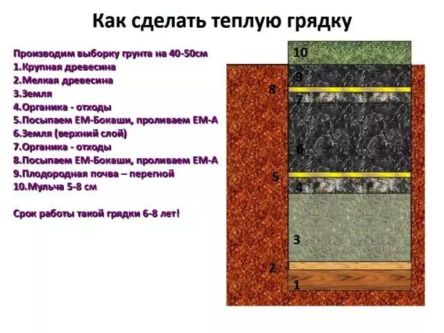 Өз колу менен жылуу бакча керебети, биринчи орунга эмне коюу керек 2083_1