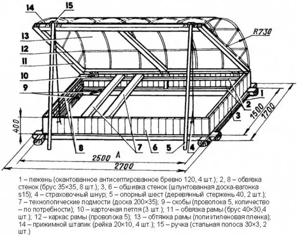 DIY greenhouse at home + photos, drawings 2120_13