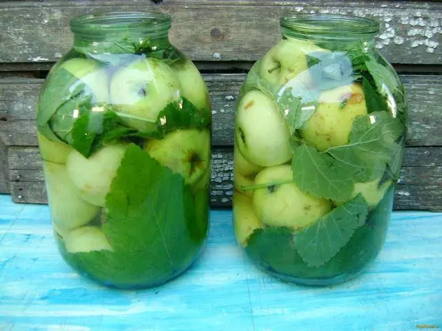 Pickled apples in 3-liter jars 2453_5