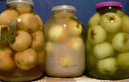 Pickled apples in 3-liter jars 2453_6