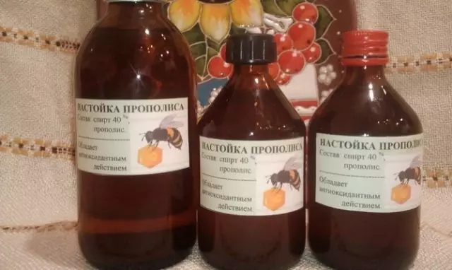 Propolis tincture: fanafody fananana sy contraindications, fomba fahandro, fomba fandraisana 3539_10