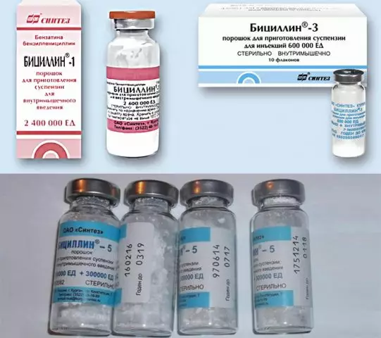 Bicillin للماشية: مؤشرات ، تعليمات للاستخدام 354_2