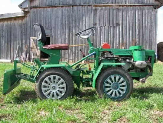 Mga DIY mini tractor alang sa panimalay 4282_16