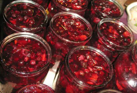 Chokeberry jam: recipes with nuts, five minutes, with plums, with cinnamon 4452_10