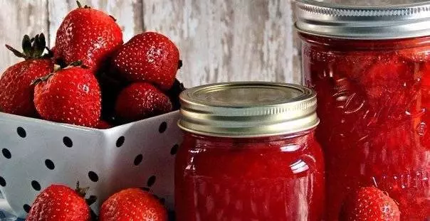 Strawberry jam tsis ua noj