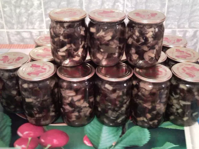 Pickled russula ee jiilaalka: cuntooyinka fudud ee guriga 4611_5