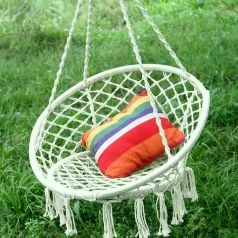 Do-it-yourself nest swing: step-by-step instructions, weaving patterns, photos, reviews 486_10