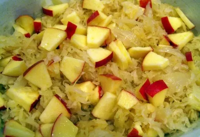 Sauerkraut: resep untuk kaleng 3 liter 556_19