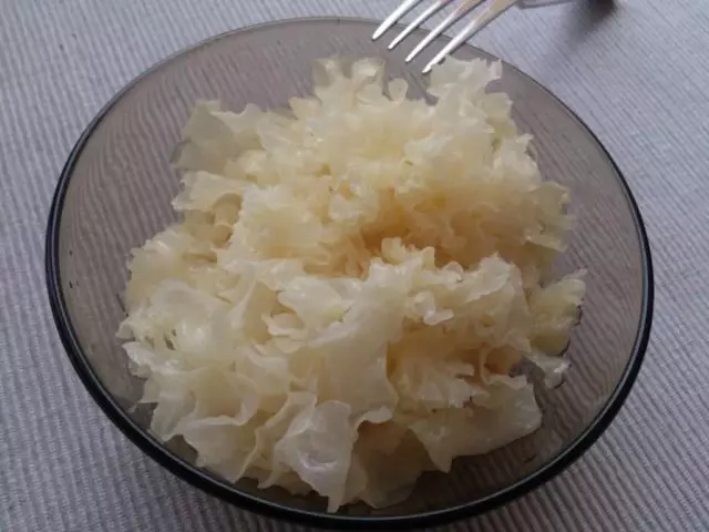 Cogumelo da neve (gelo, prata, Tremella fuciformis, Tremella fuciformis): o que é, como se parece, onde e como cresce, comestível ou não 5691_10