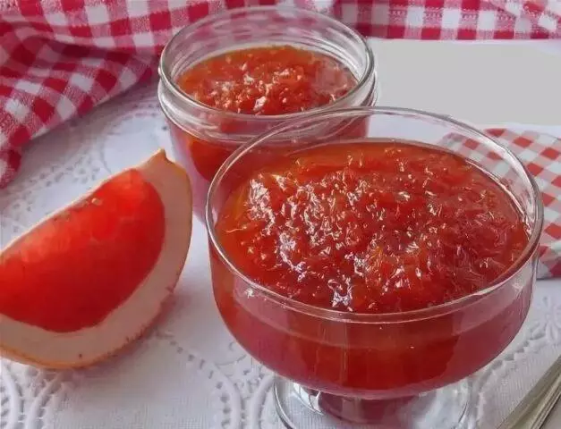 Grapefruit at grapefruit peel jam: mga recipe na may mga larawan nang sunud-sunod 581_2