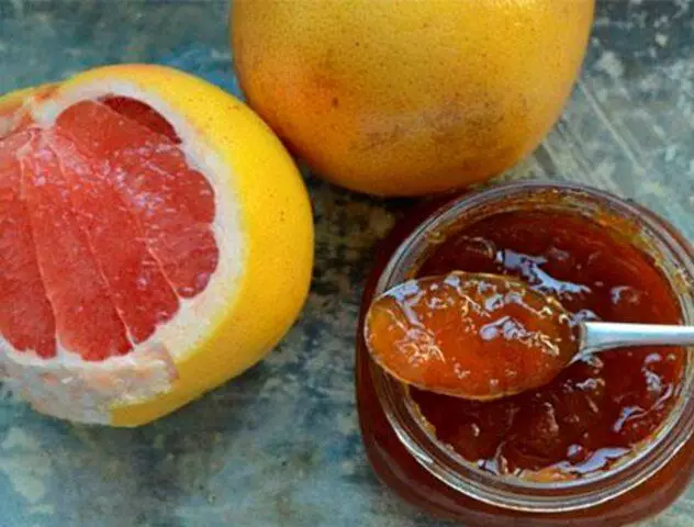 Grapefruit iyo macaanka diirka canabka ah: cuntooyinka leh sawiro talaabo talaabo ah 581_6