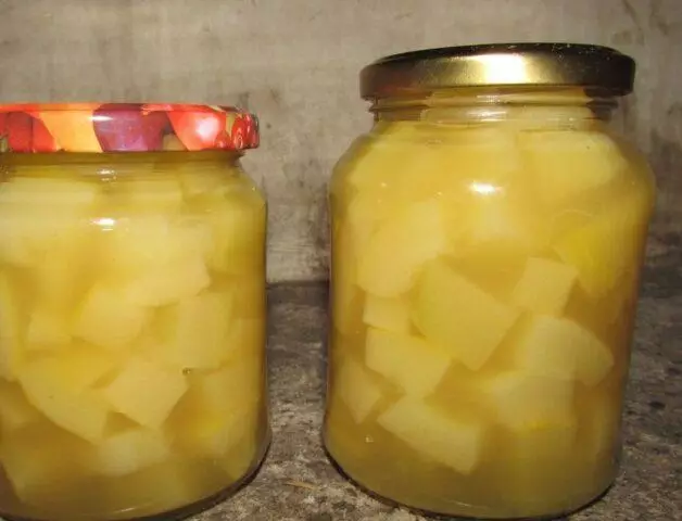 Zucchini in pineapple juice for the winter: recipes 590_5