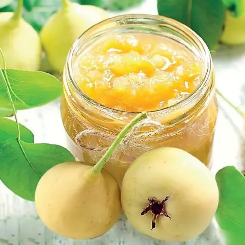 I-pear jelly ebusika: izindlela zokupheka ezine-gelatin, ene-gelatin nangaphandle kwayo 9300_1